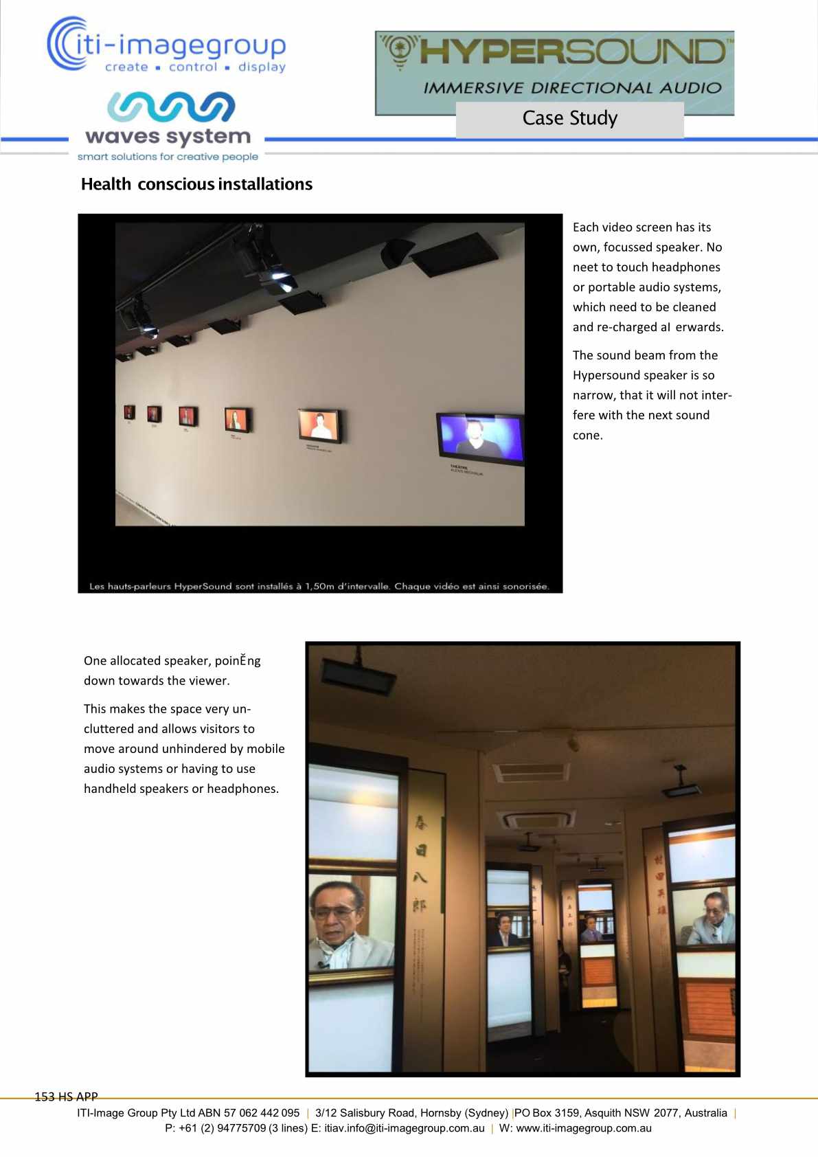 Waves System Technologies + Hypersound – ITI-Image Group, Sydney